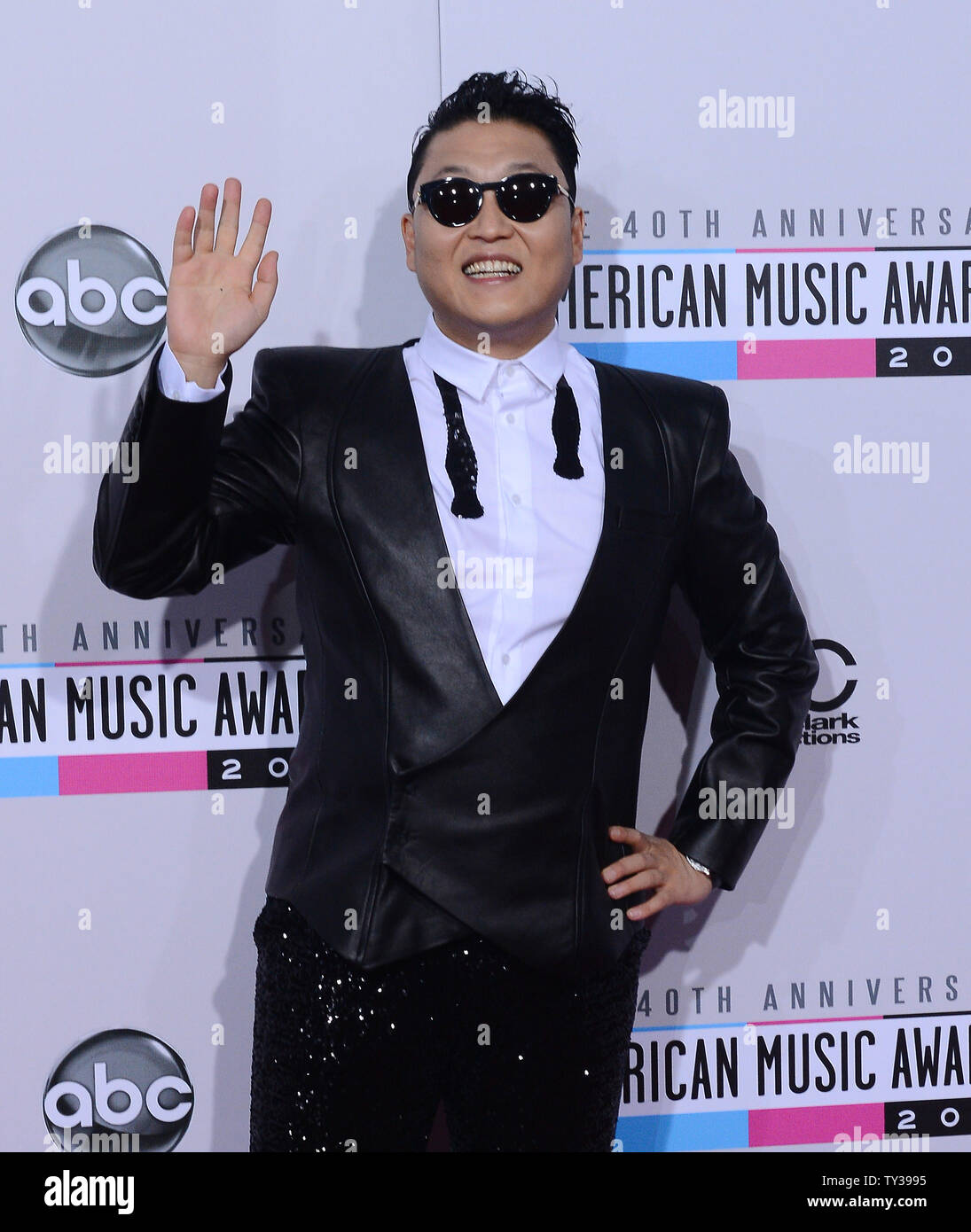South Korean Rapper Psy arrives at the 40th Annual American Music ...