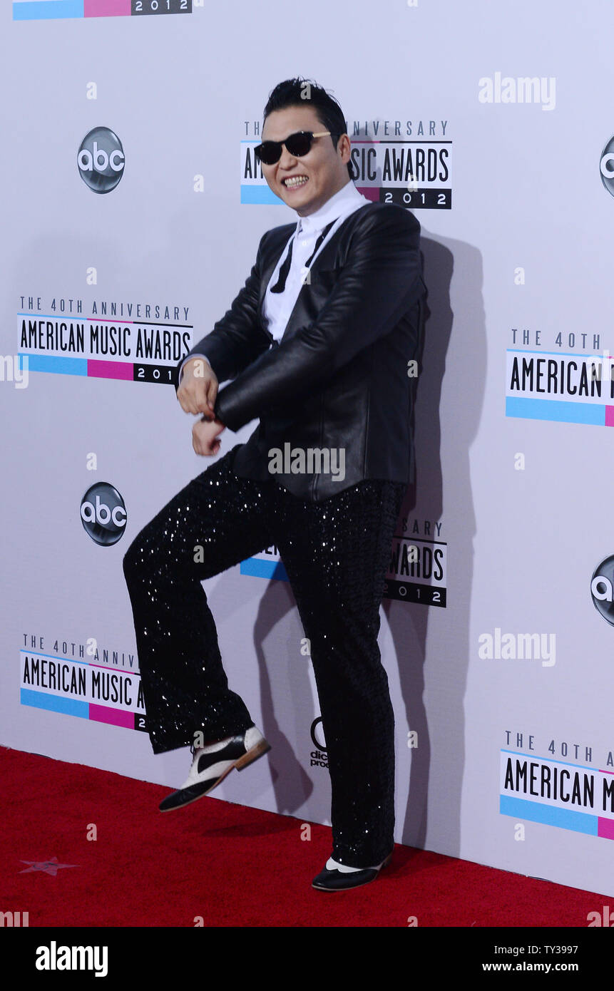 South Korean Rapper Psy arrives at the 40th Annual American Music ...