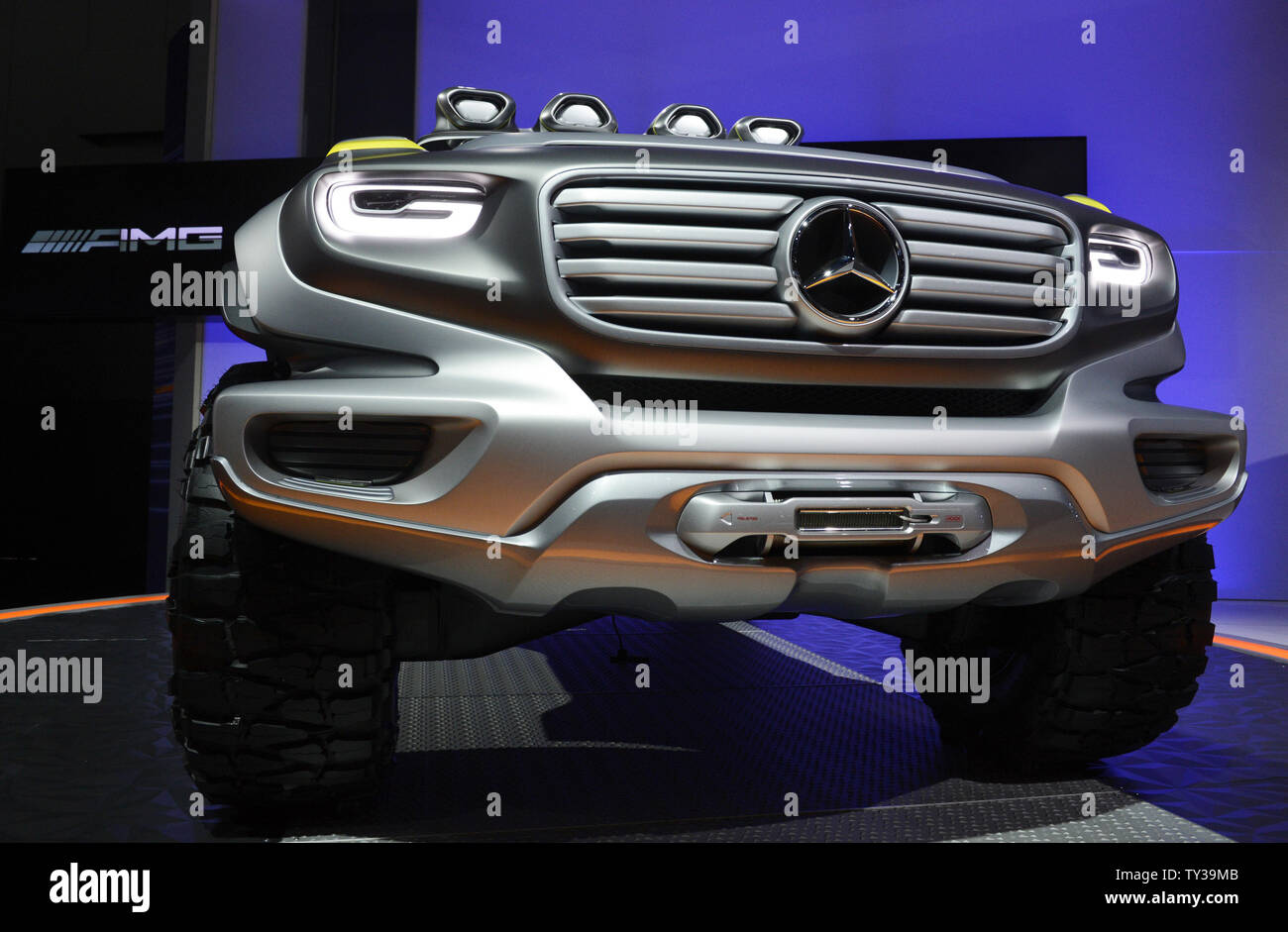 A Mercedes Benz Ener-G-Force concept car is seen at the 2012 Los ...
