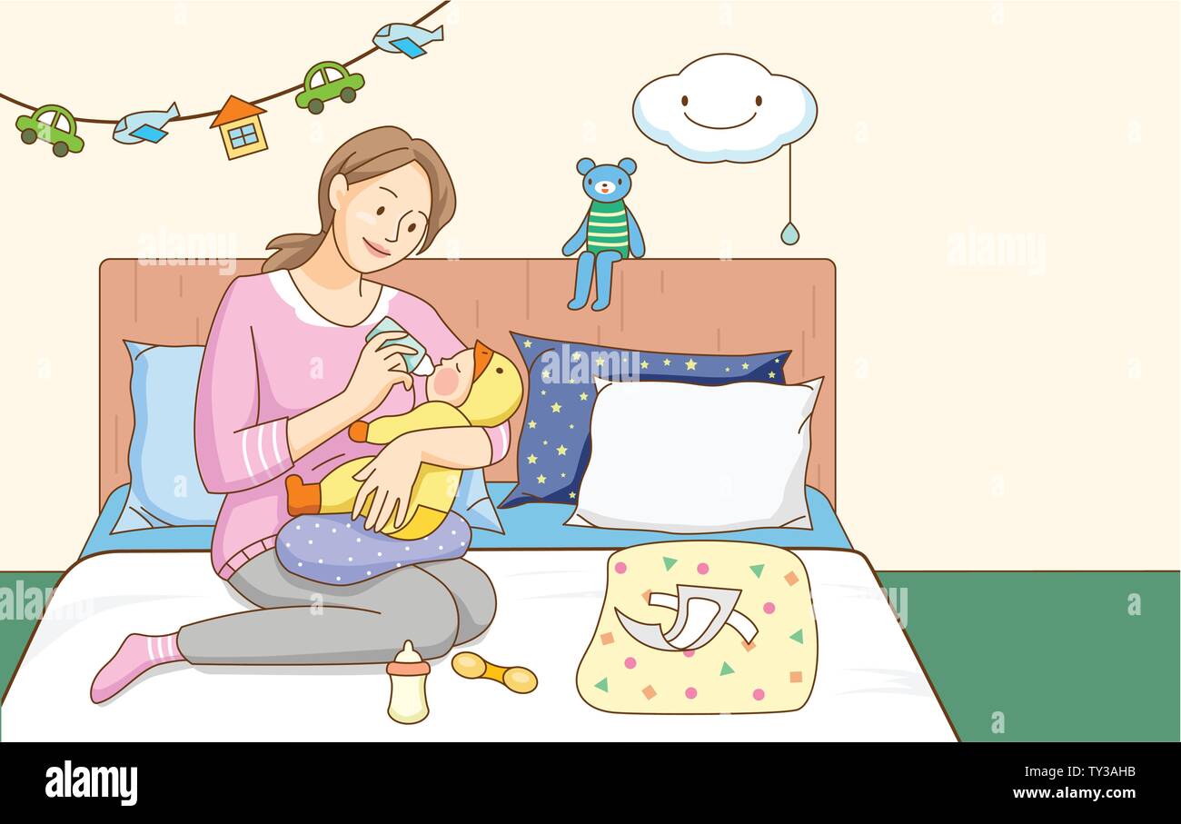 People in various lifestyles illustration in cartoon style 005 Stock ...