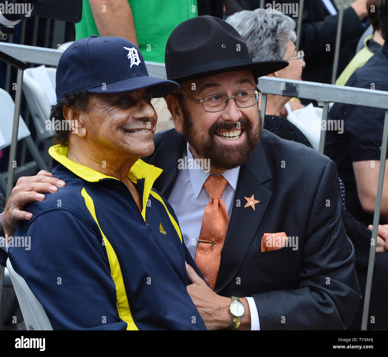 Local Los Angeles radio personality "Shotgun Tom" Kelly holds a replica ...