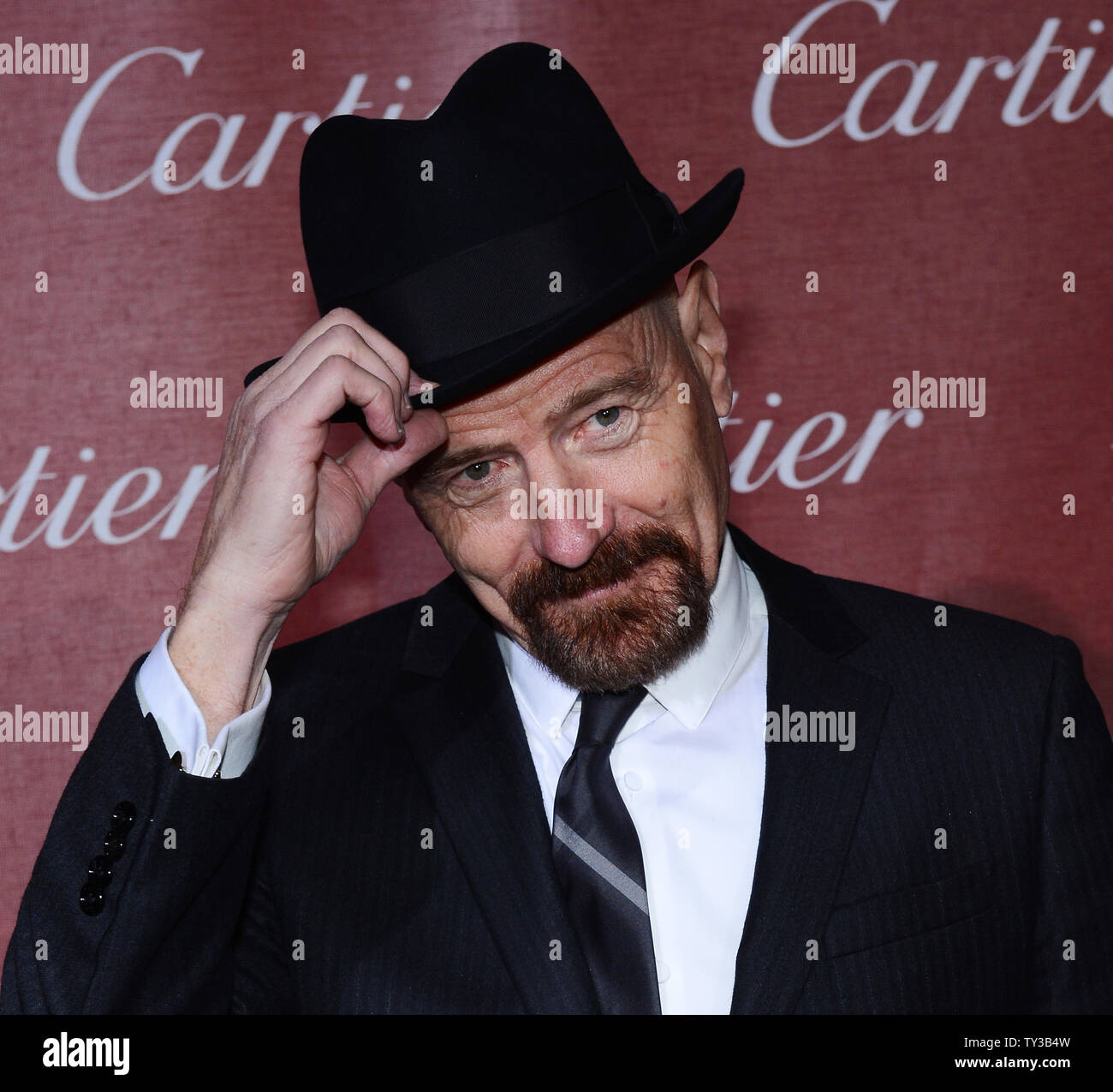 Actor Bryan Cranston arrives at the 24th annual Palm Springs ...