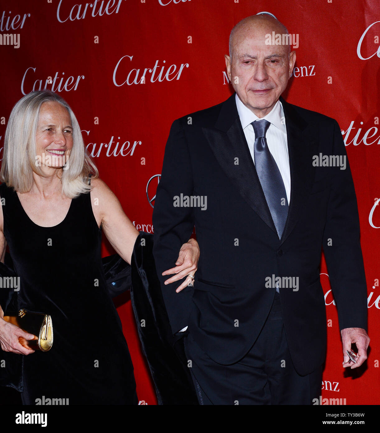 Actor Alan Arkin and his wife Suzanne Newlander Arkin arrive at the ...