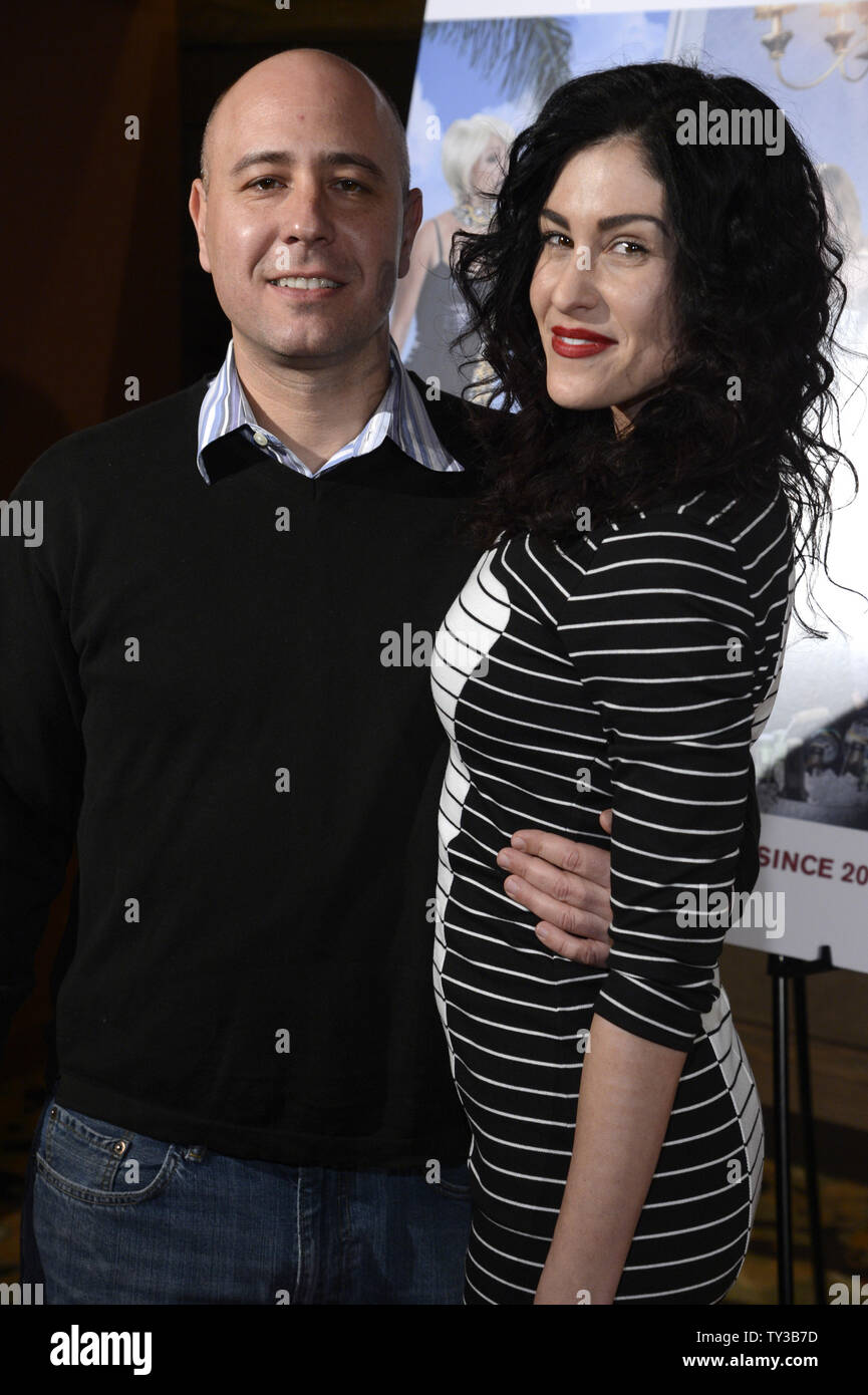 Producer Richard Perello (L) and Julie Martin attend the premiere of ...