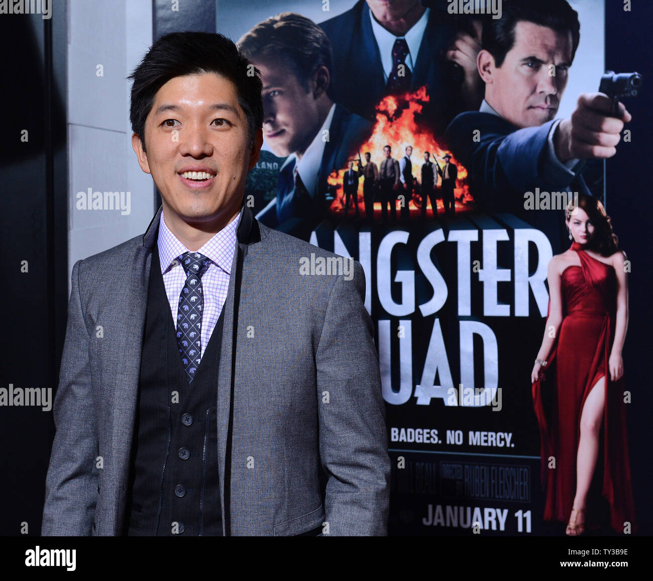 Producer Dan Lin attends the premiere of the motion picture crime drama ...