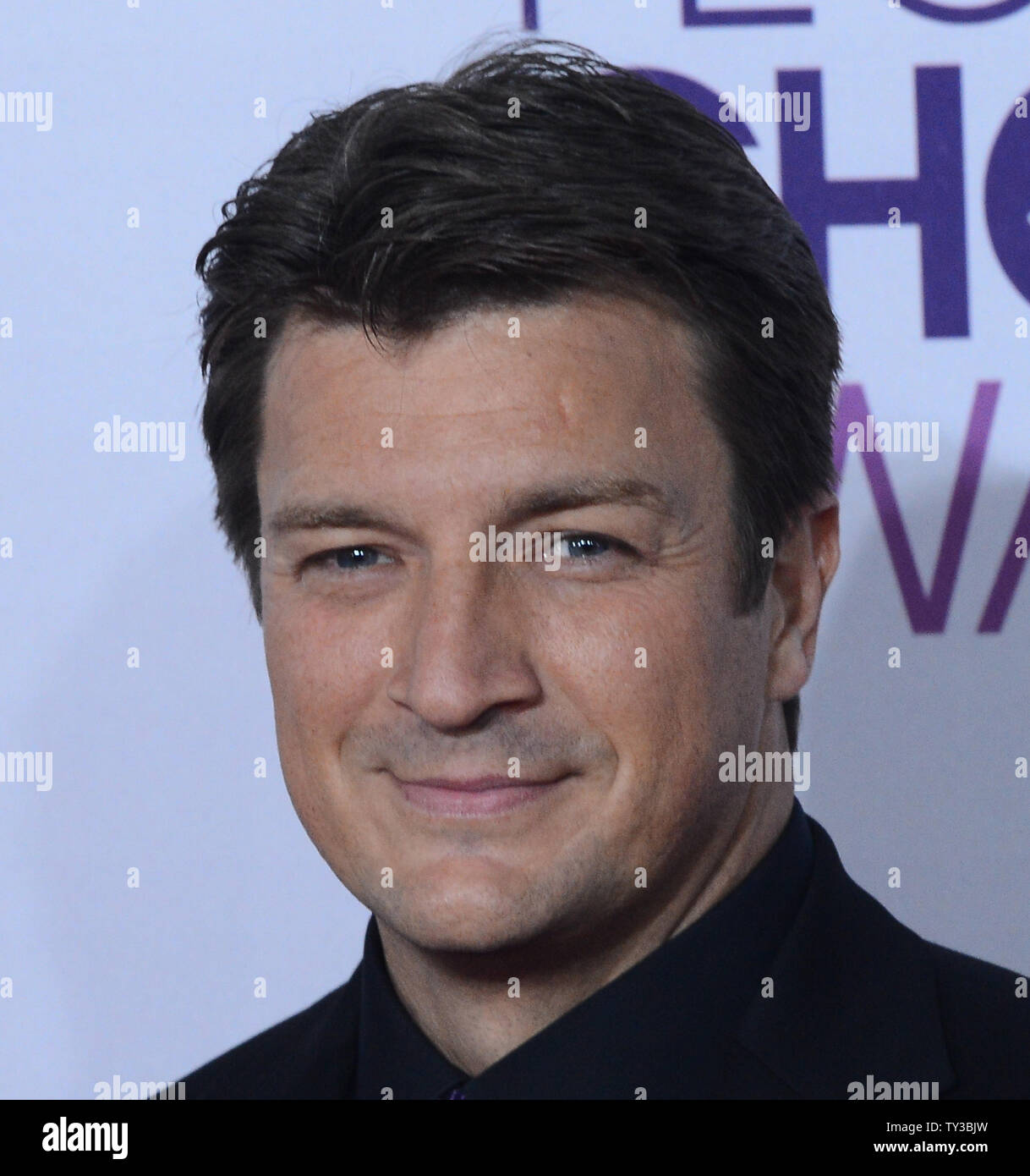 Actor Nathan Fillion attends the People's Choice Awards 2013 at Nokia ...