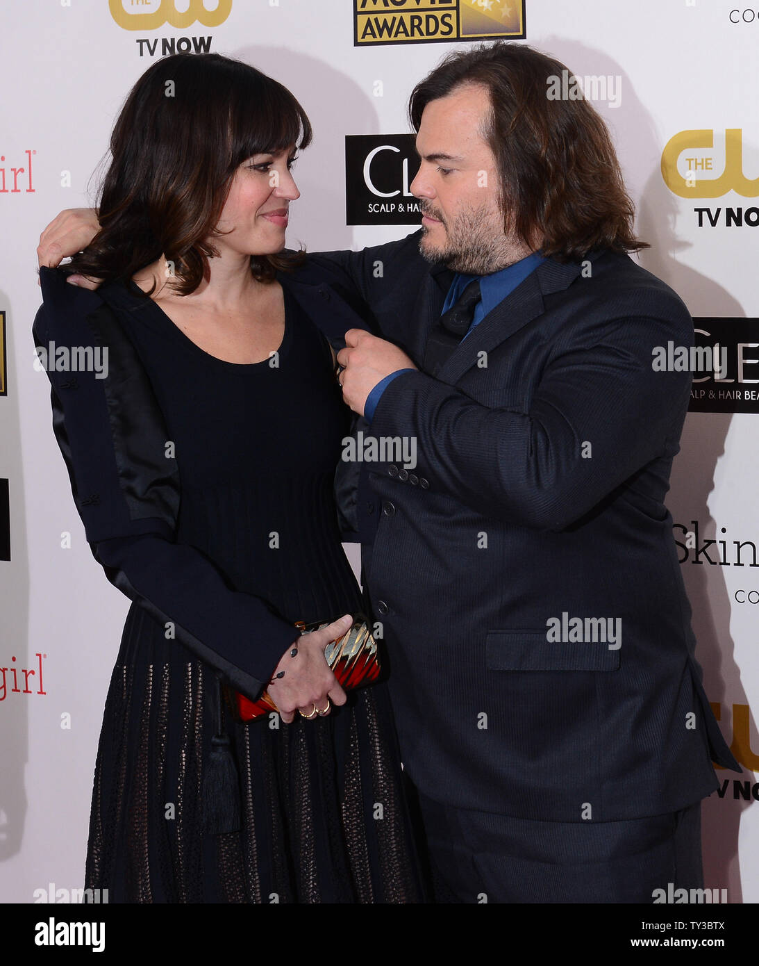 Actor jack black wife tanya hi-res stock photography and images - Alamy