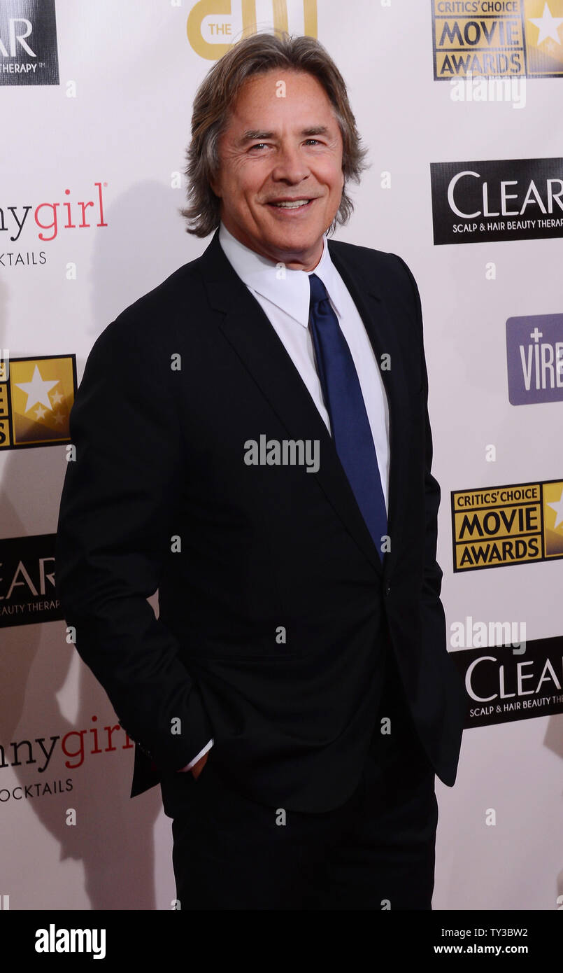 Actor Don Johnson attends the 18th annual Critics' Choice Movie Awards ...