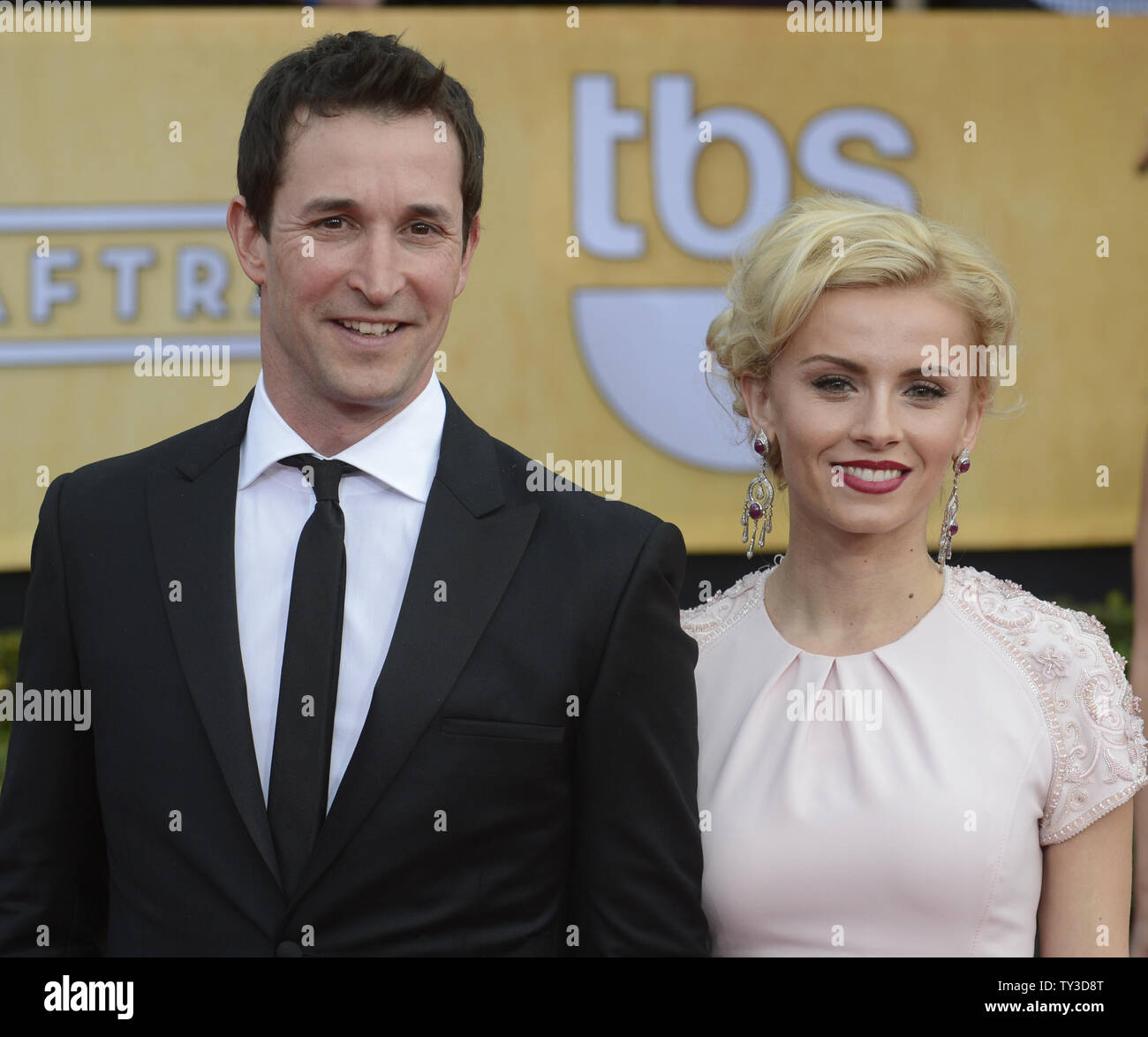 Actor Noah Wyle and guest arrive for the 19th Annual SAG Awards held at ...