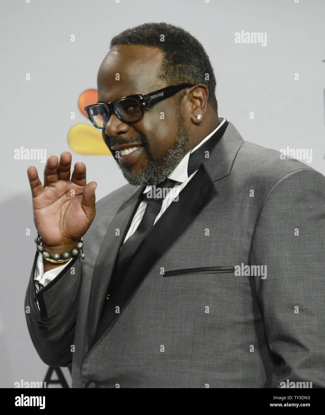 Comedian Cedric the Entertainer appears backstage at the 44th NAACP ...
