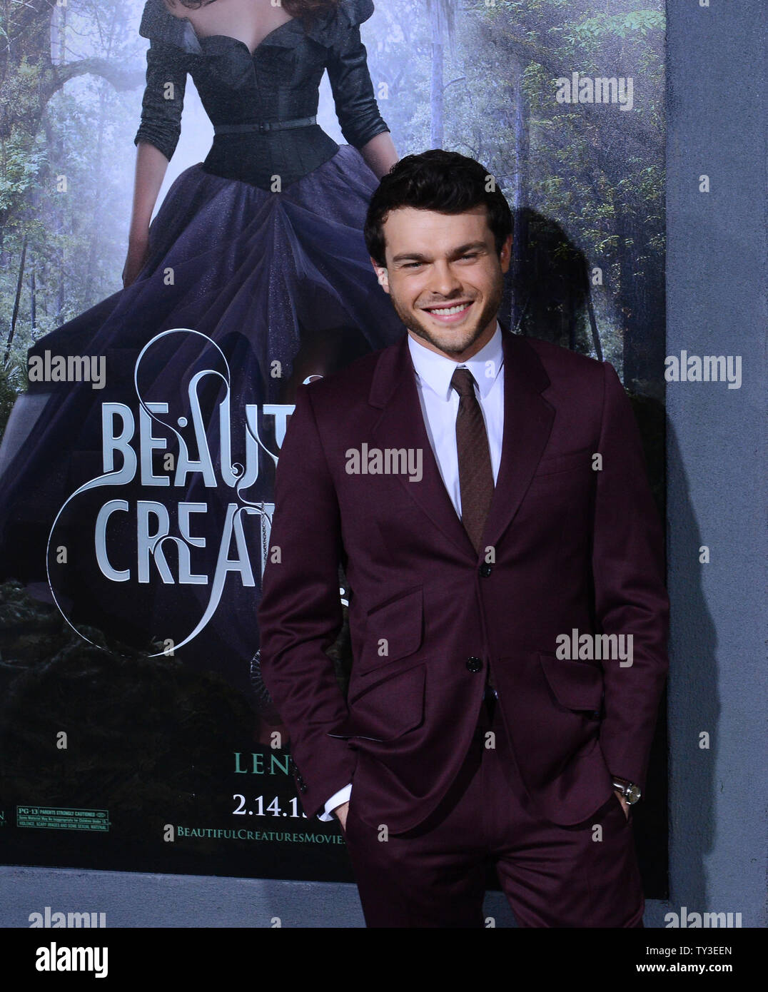 Actor Alden Ehrenreich, a cast member in the motion picture romance ...