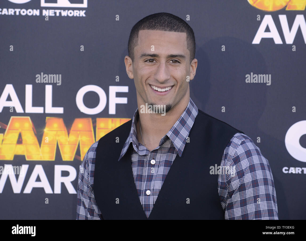 Colin Kaepernick attends the Cartoon Network's 3rd annual Hall of Game ...