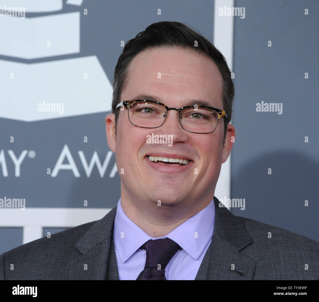 Ryan Truesdell arrives at the 55th annual Grammy Awards at the Staples ...