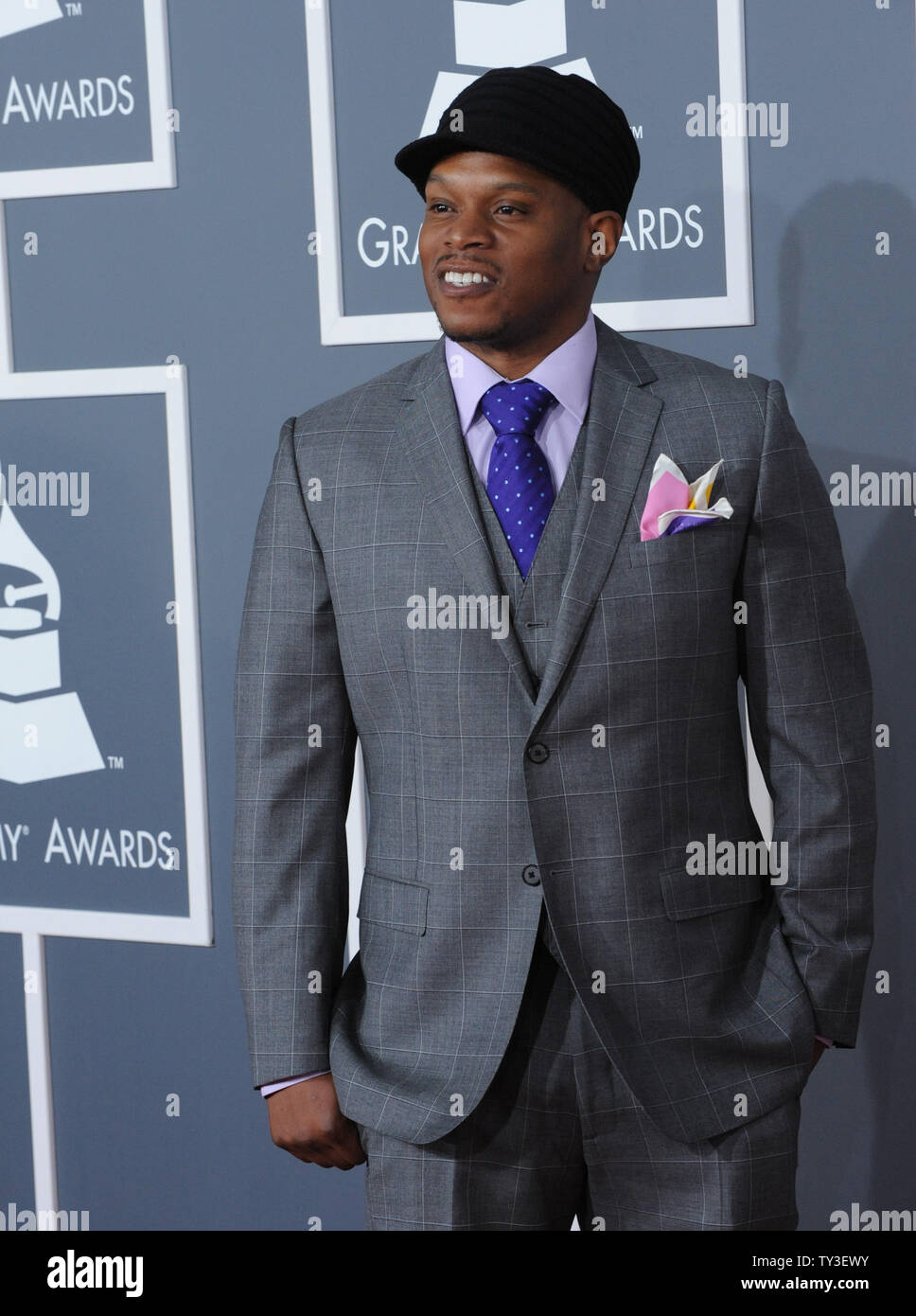 Swan arrives at the 55th annual Grammy Awards at the Staples Center in ...