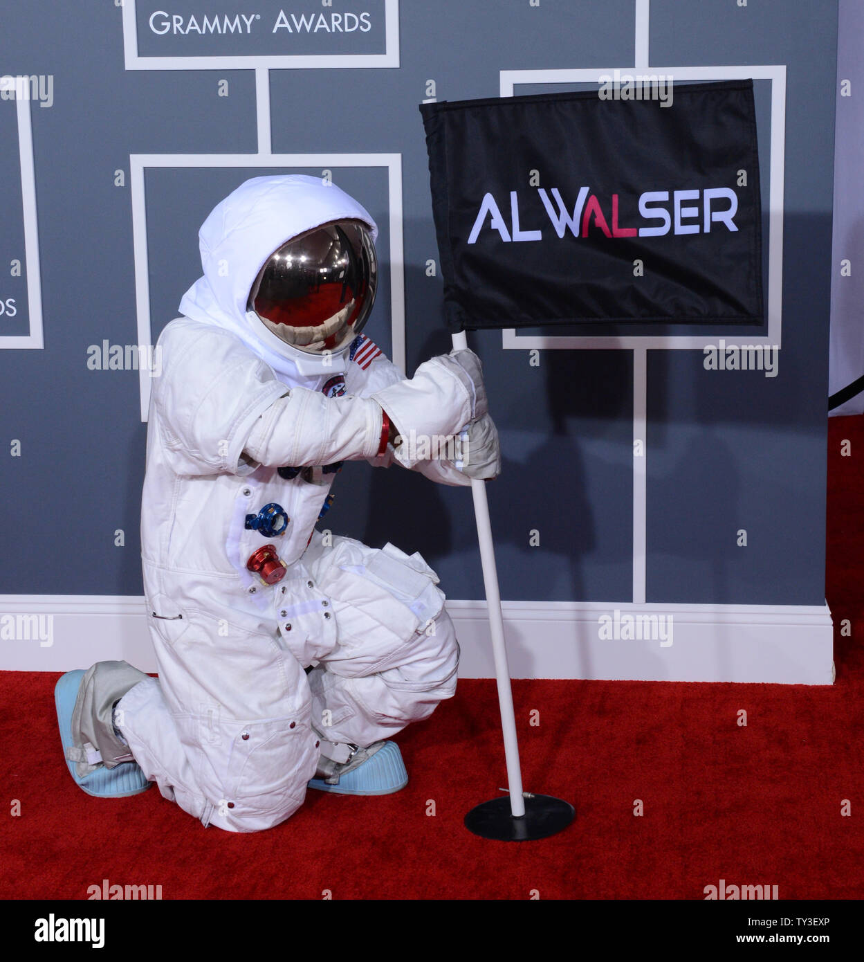 Al Walser arrives at the 55th annual Grammy Awards at the Staples ...