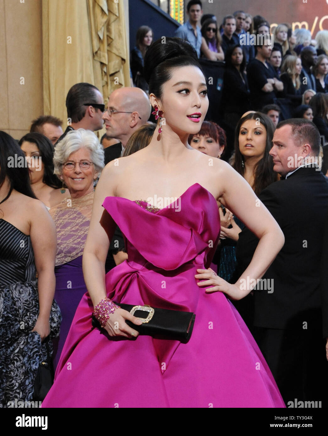 Actress Fan Bingbing arrives on the red carpet at the 85th Academy ...
