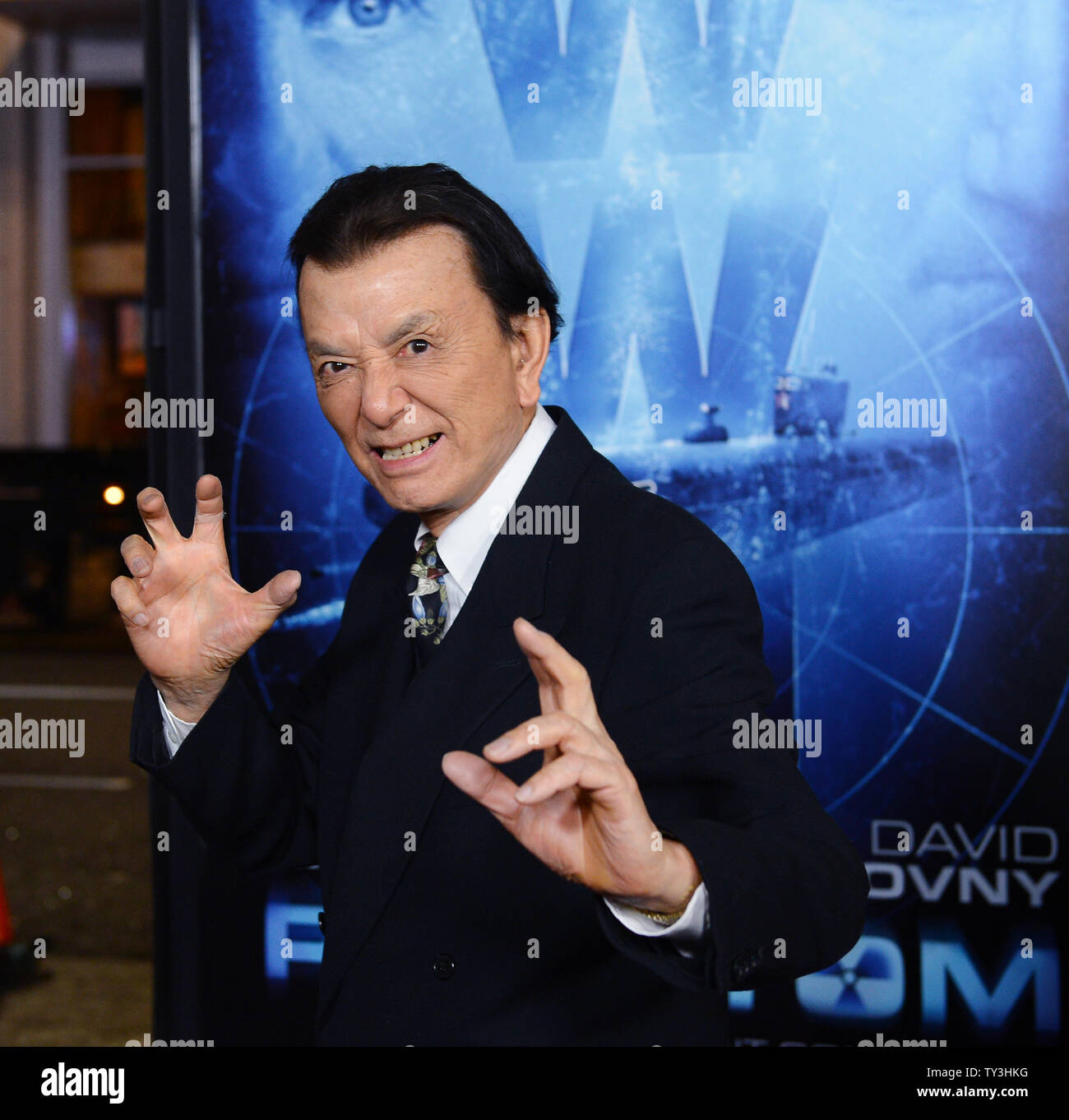 Actor James Hong attends the premiere of the motion picture thriller ...
