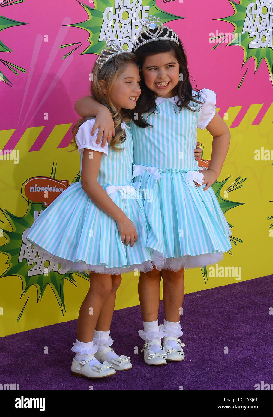 Sophia and Rosie Grace arrive for Nickelodeon's 26th annual Kid's ...