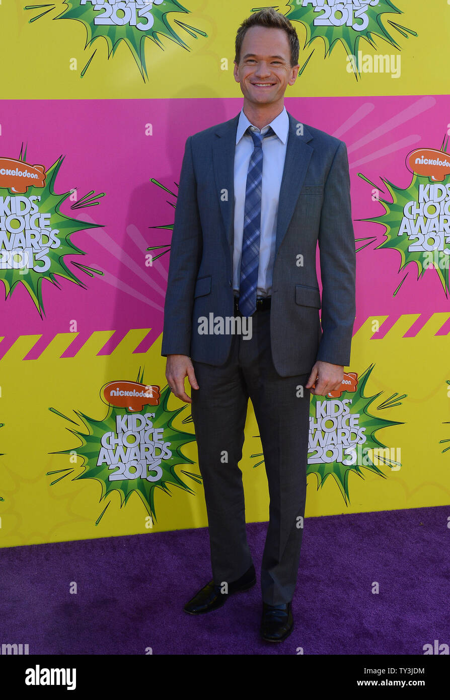 Neil Patrick Harris arrives for Nickelodeon's 26th annual Kid's Choice ...