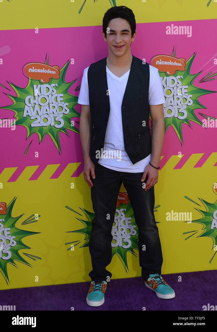 Zachary Gordon arrives for Nickelodeon's 26th annual Kid's Choice ...