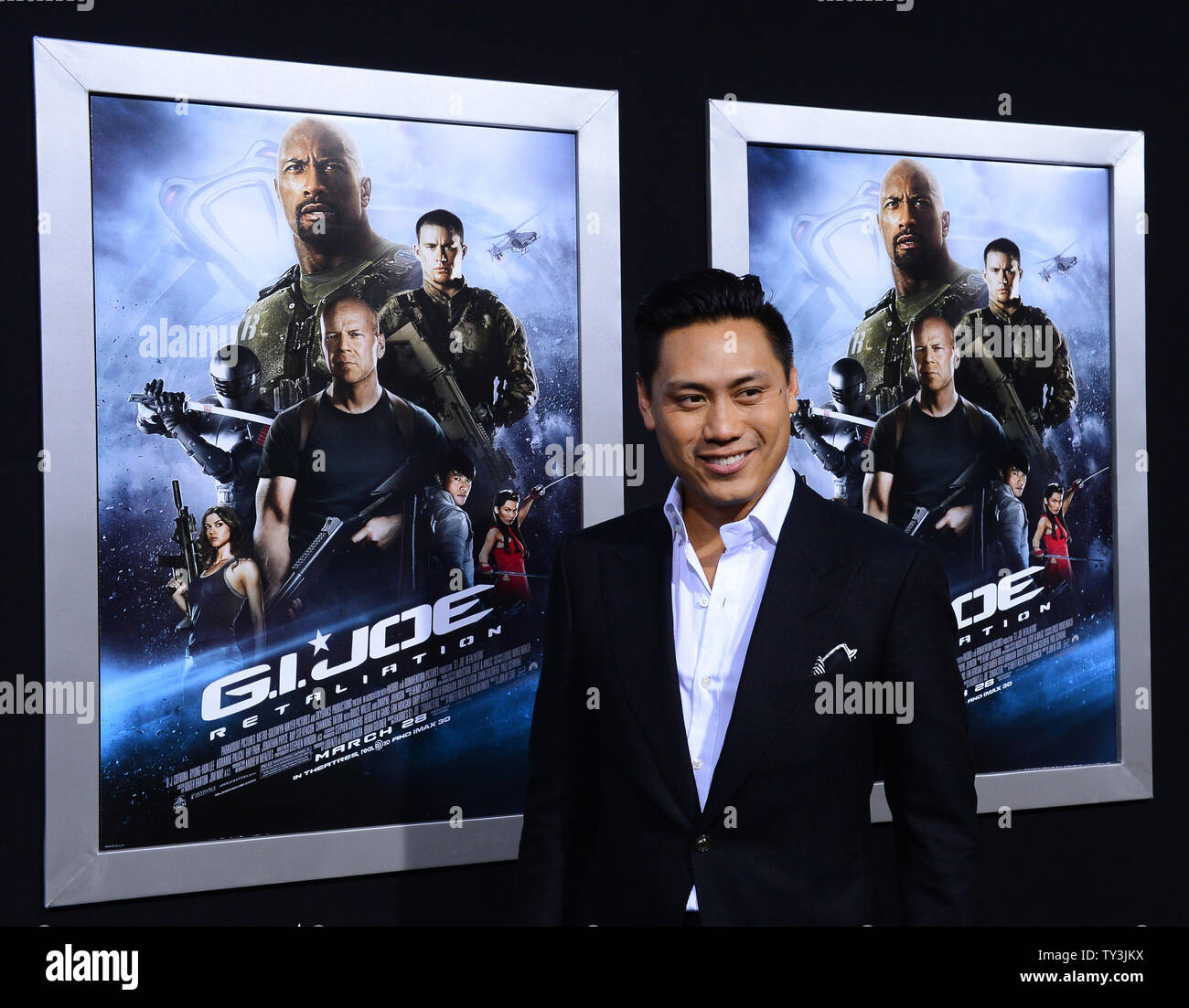 Director Jon M. Chu attends the premiere of his new motion picture sci ...