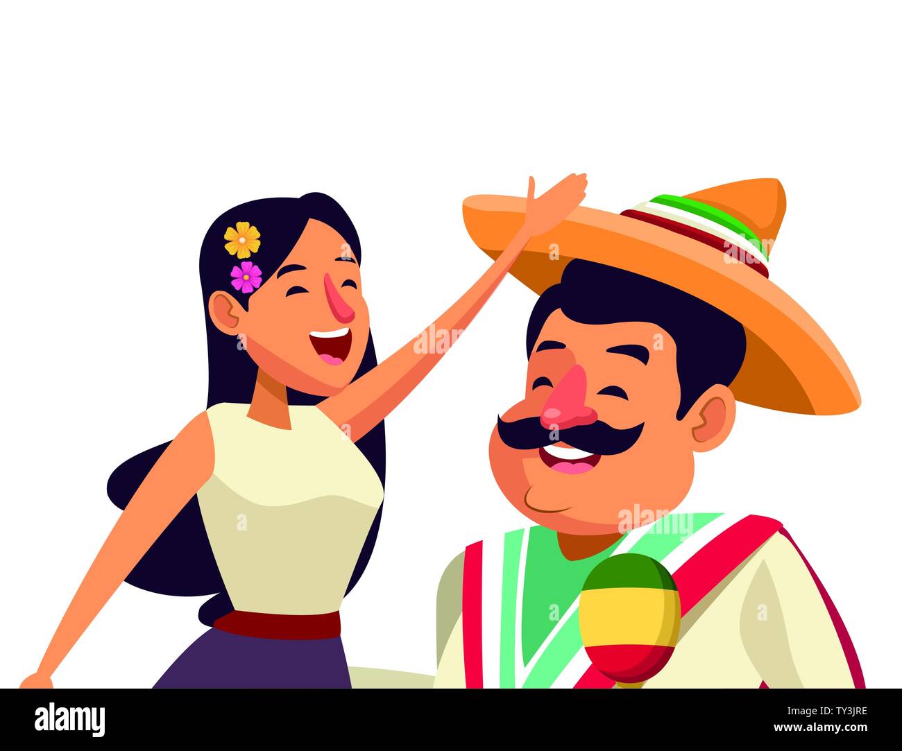mexican traditional culture icon cartoon Stock Vector Image & Art - Alamy