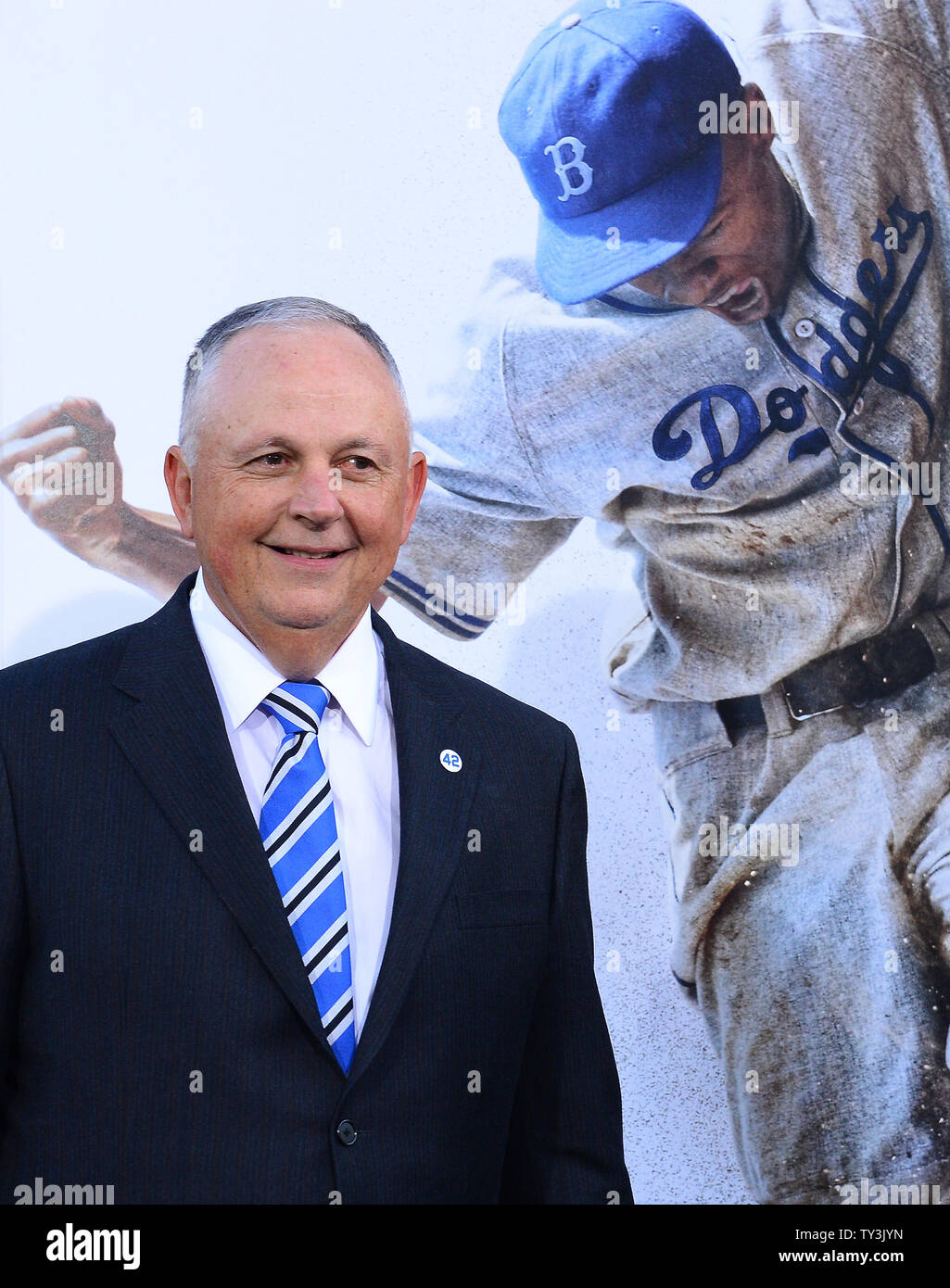 Executive producer Dick Cook attends the premiere of "42" at the TCL ...