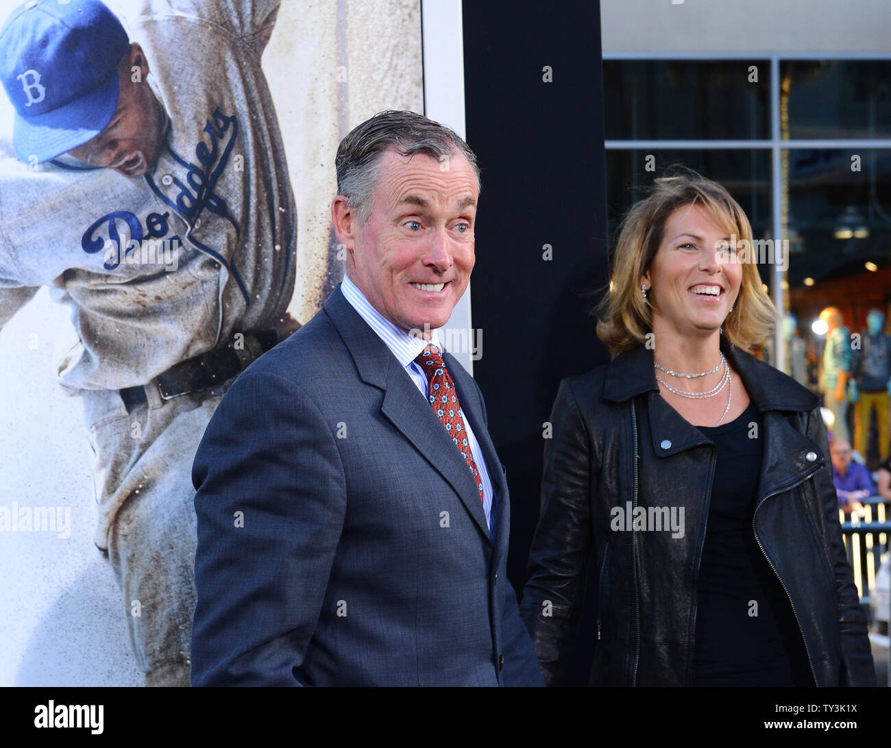 John C. McGinley, a cast member in the motion picture sport biography ...