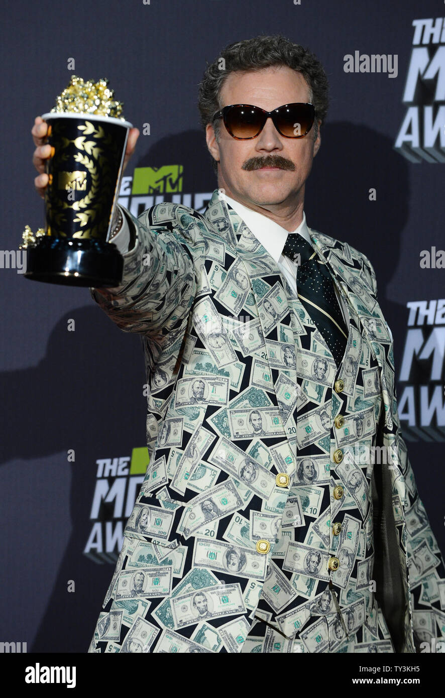 Actor Will Ferrell, winner of the Comedic Genius award appears ...