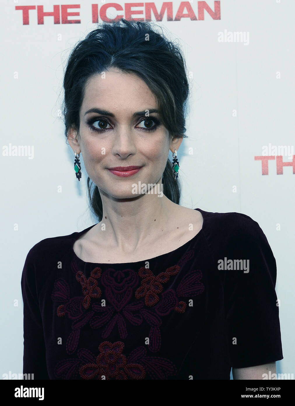 Cast member Winona Ryder arrives for "The Iceman" movie premiere at the ...