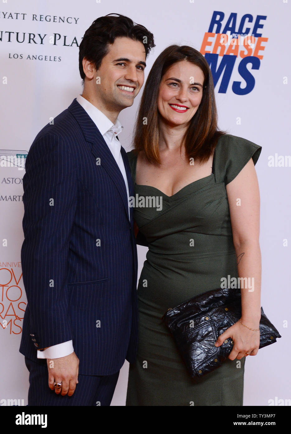 Actors Cyrus Wilcox (L) and Clementine Ford attend the 20th annual Race ...