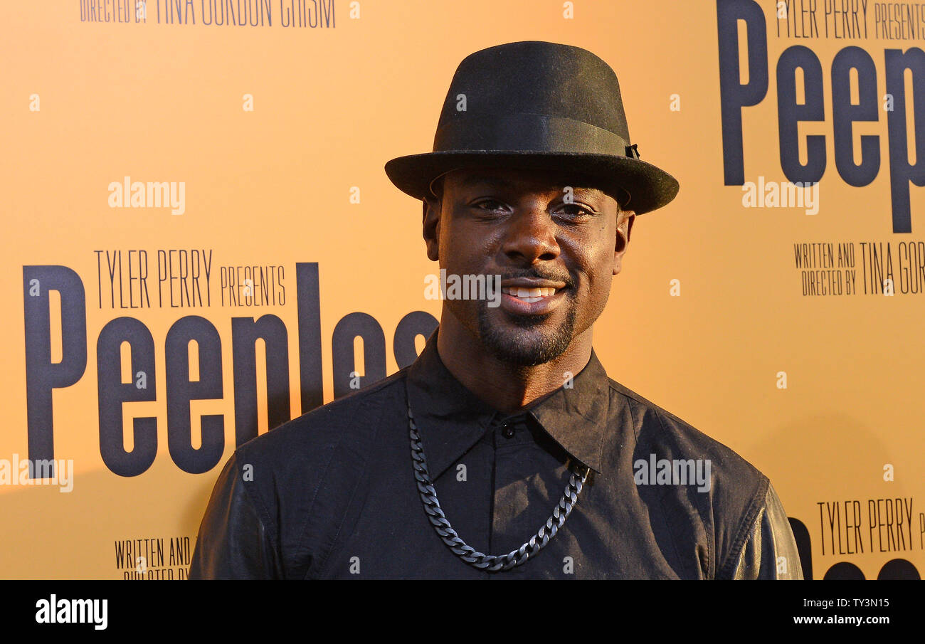 Lance Gross arrives at the world premiere of "Peeples" at the ArcLilght ...