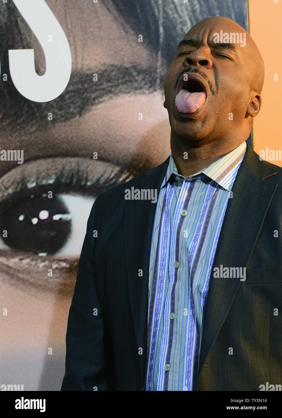 David Alan Grier arrives at the world premiere of "Peeples" at the ...