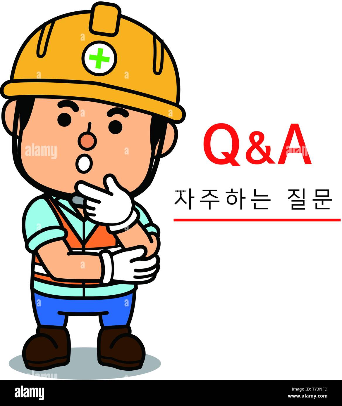Thinking of safety Stock Vector Images - Alamy