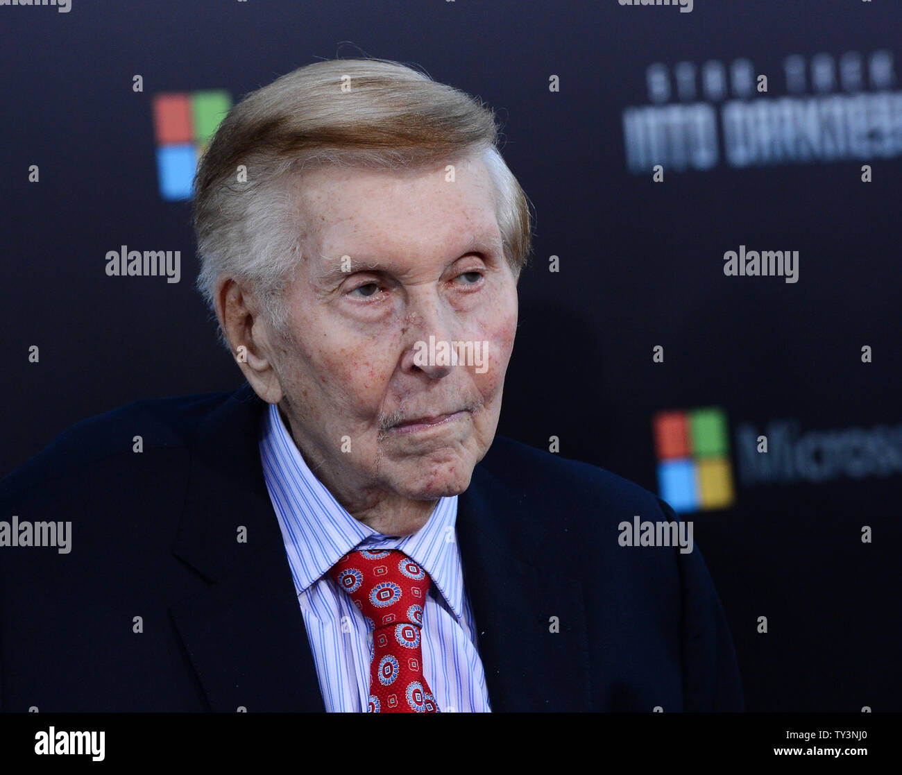 Viacom CEO Sumner Redstone attends the premiere of the sci-fi motion ...