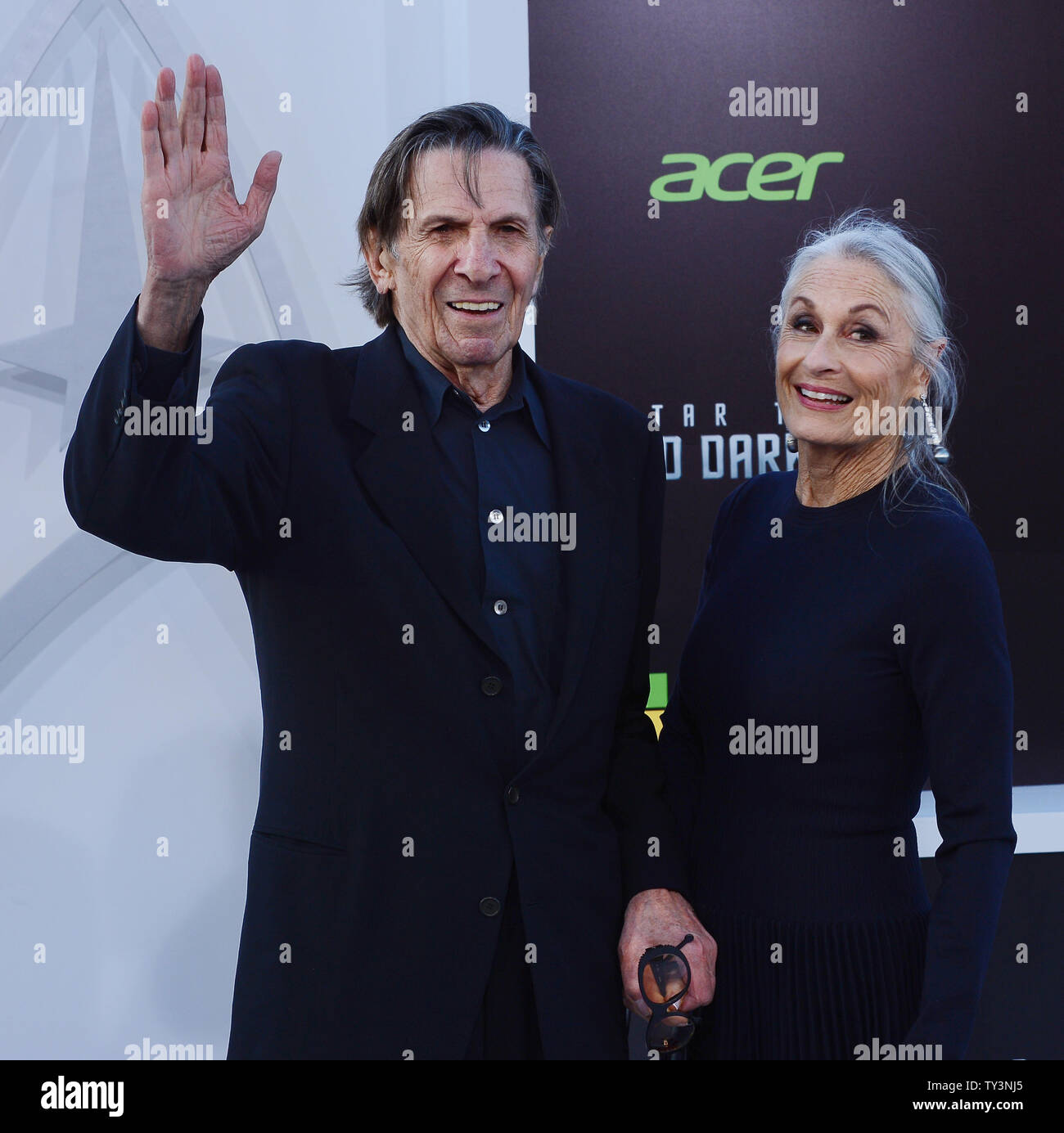 Leonard Nimoy, a cast member in the sci-fi motion picture "Star Trek ...