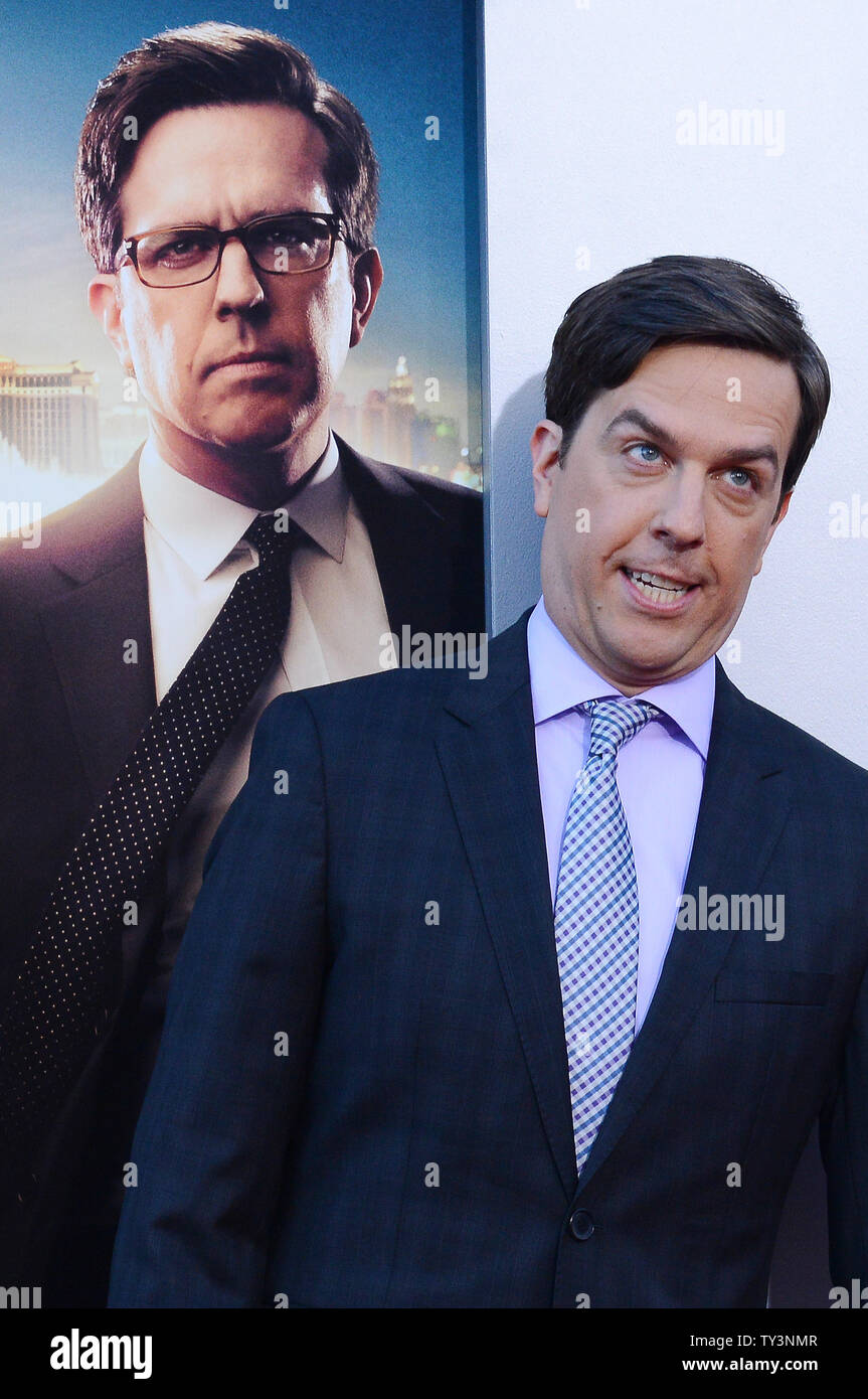 Ed Helms arrives for the premiere of "The Hangover: Part III" at the ...