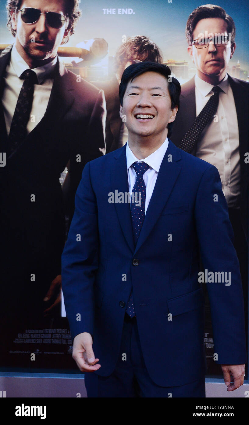 Ken Jeong arrives for the premiere of "The Hangover: Part III" at the ...