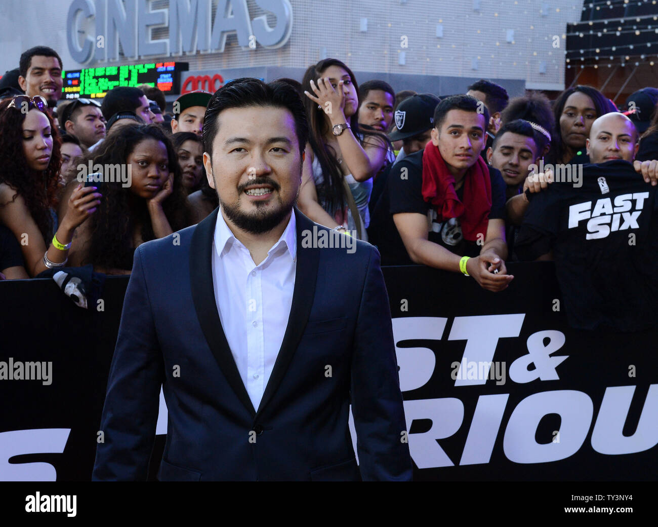 Director Justin Lin attends the premiere of his new motion picture ...