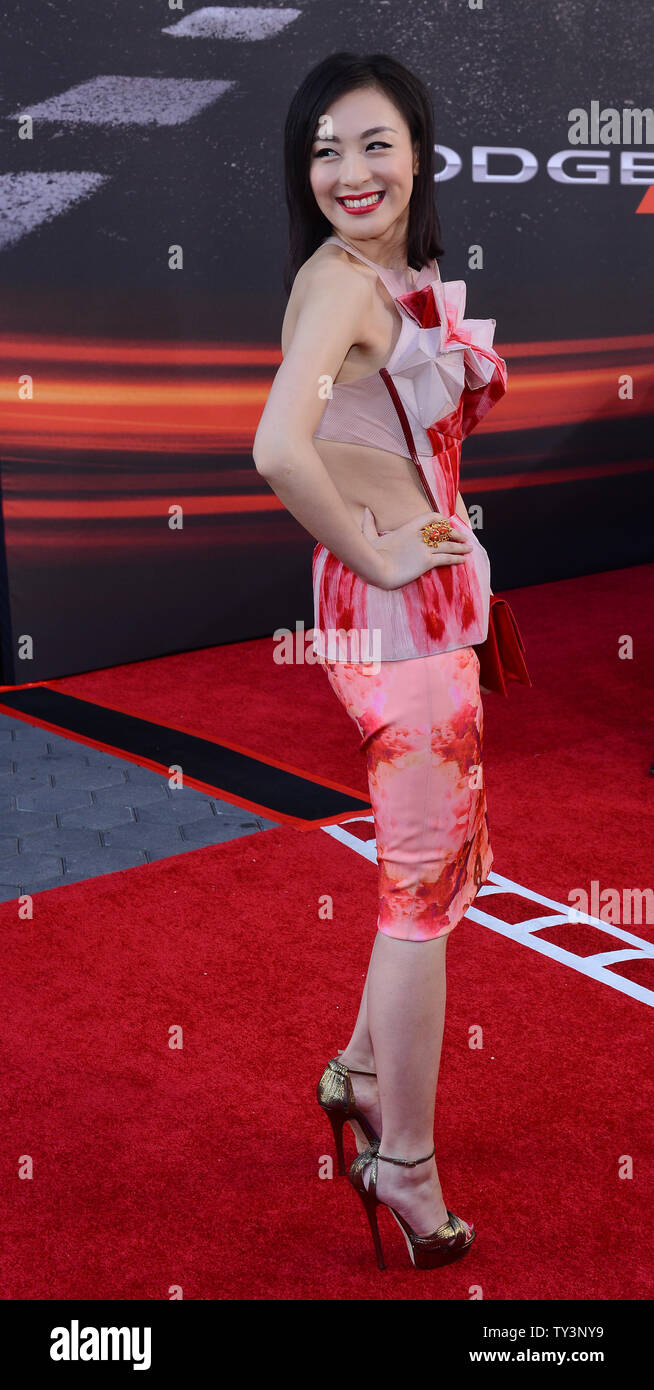 Actress Sarah Li attends the premiere the motion picture crime thriller ...
