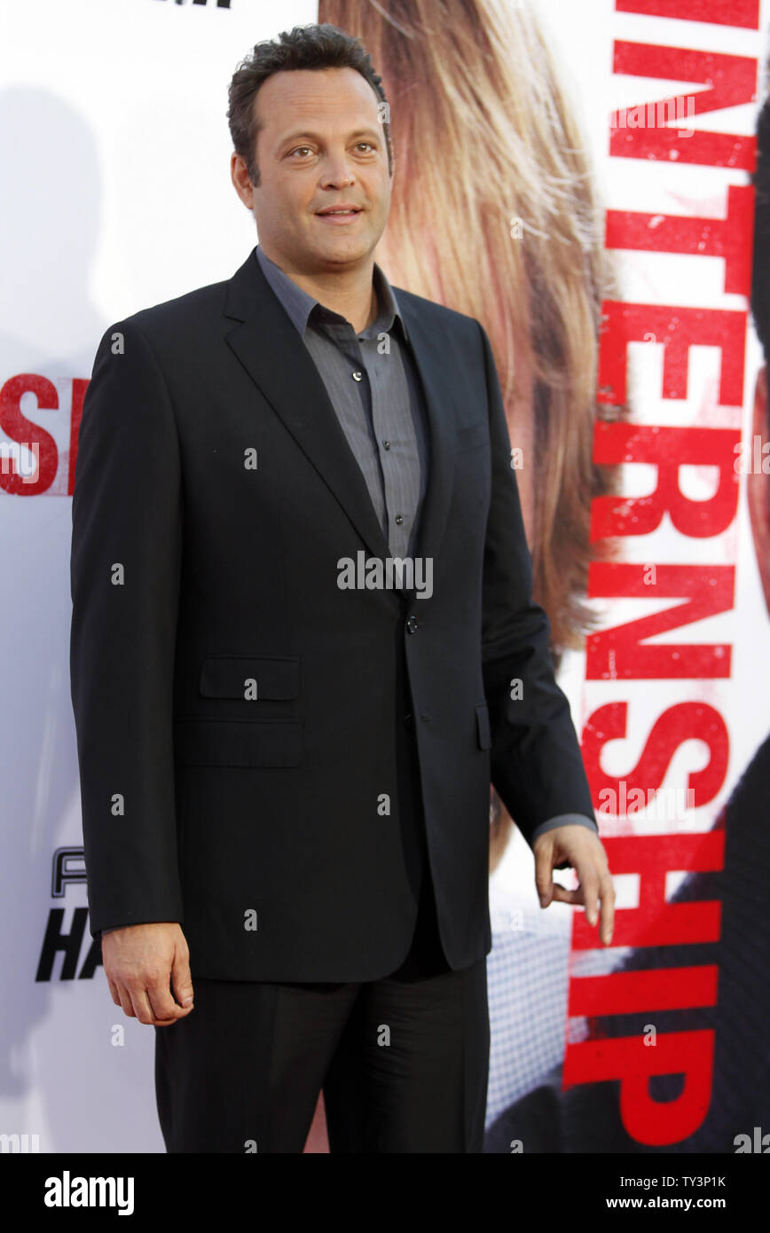 Actor Vince Vaughn, a cast member in the motion picture comedy "The ...