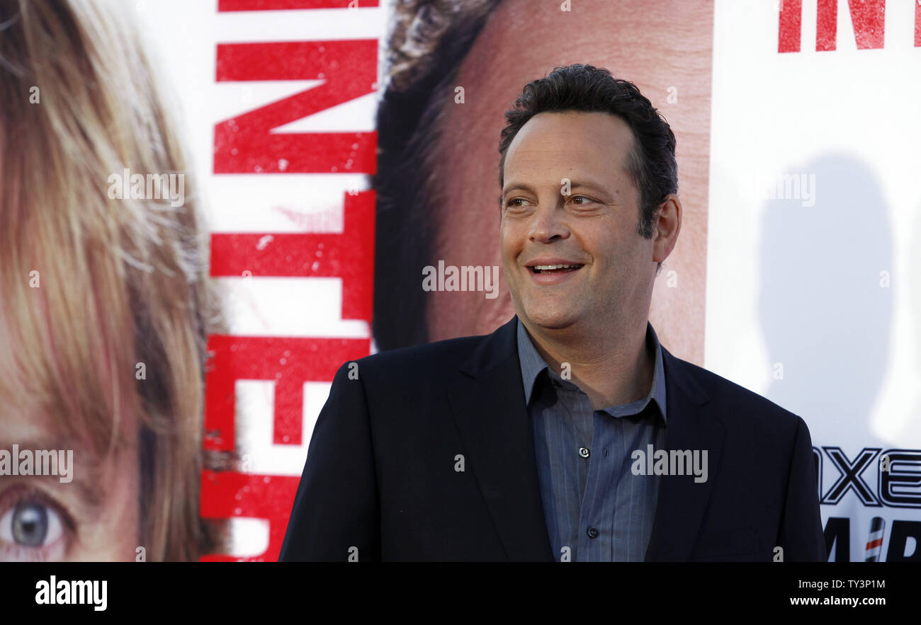 Actor Vince Vaughn, a cast member in the motion picture comedy "The ...
