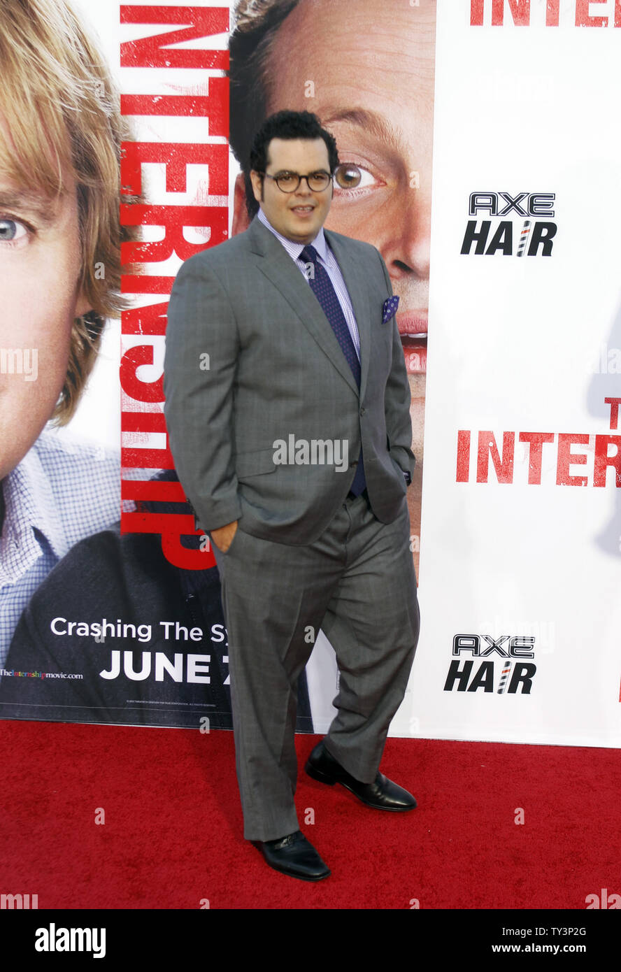 Actor Josh Gad, a cast member in the motion picture comedy "The ...