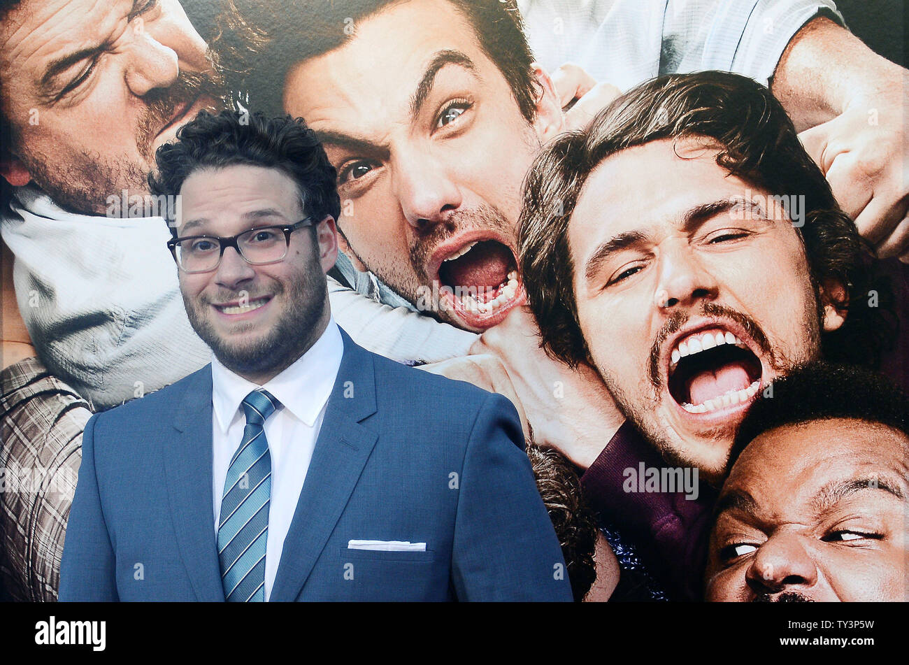 Actor Seth Rogan arrives for the premiere of "This is the End" at the ...