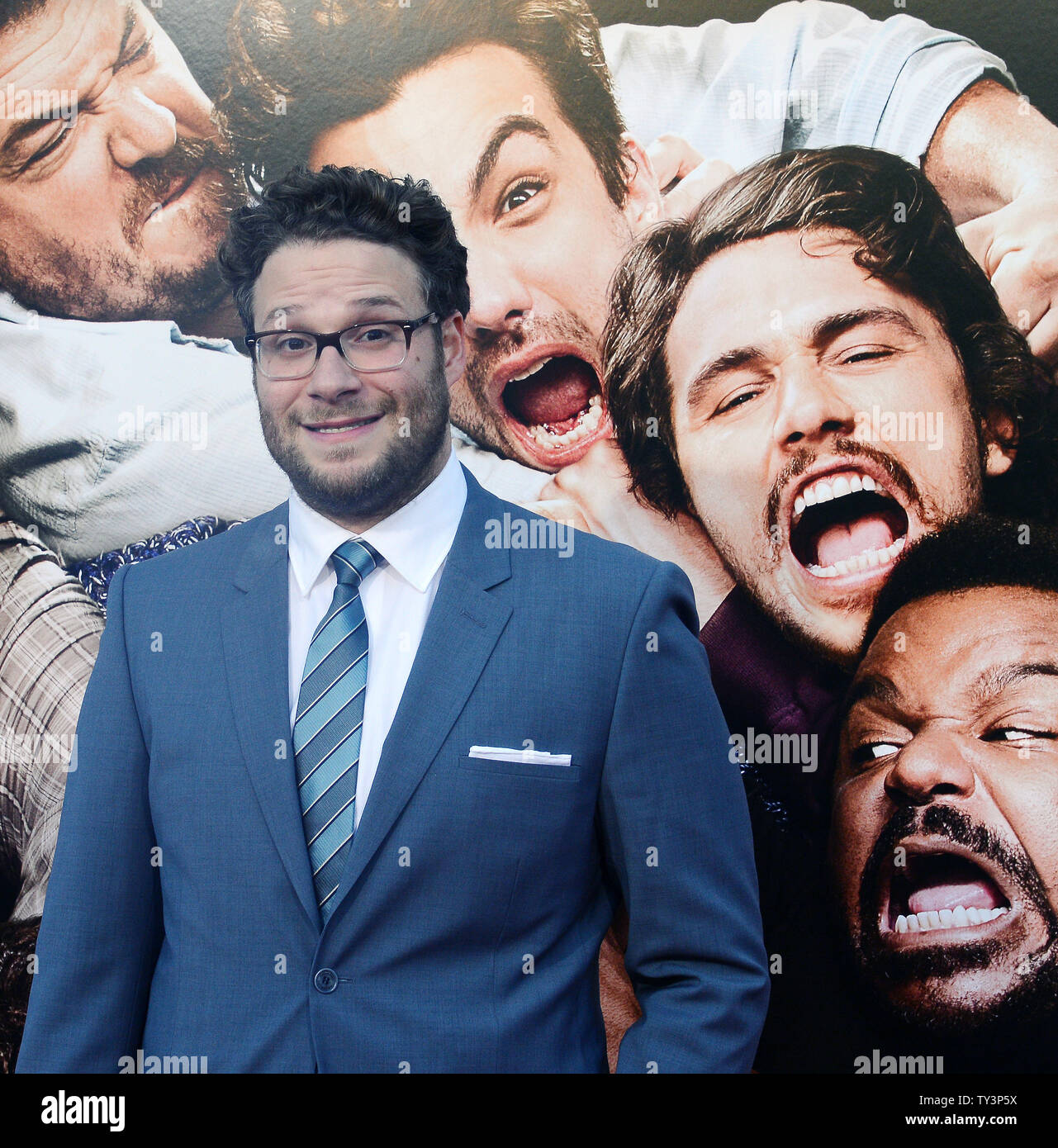 Actor Seth Rogan arrives for the premiere of "This is the End" at the ...