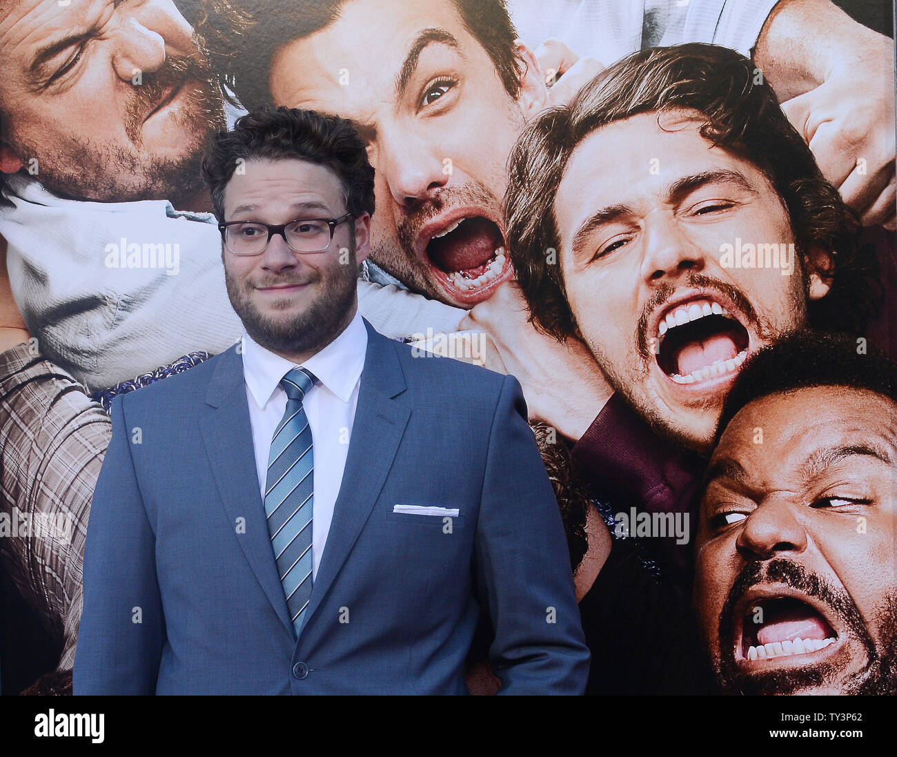 Actor Seth Rogan arrives for the premiere of "This is the End" at the ...