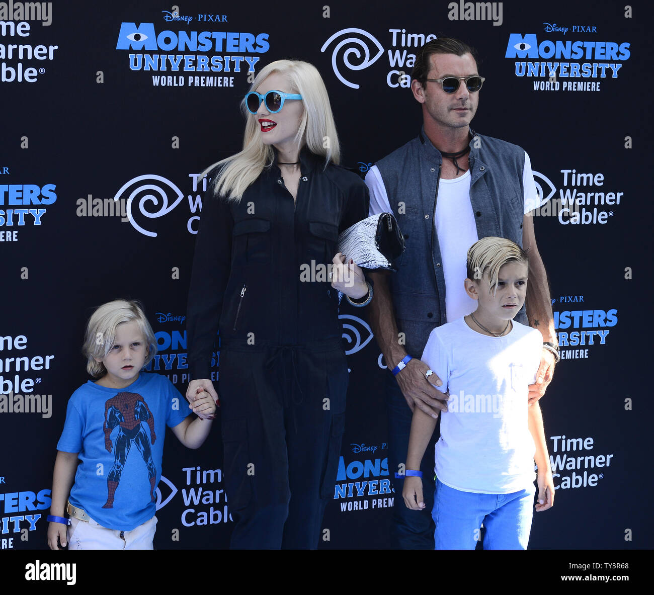 No Doubt lead singer Gwen Stefani and her husband, Bush lead singer ...