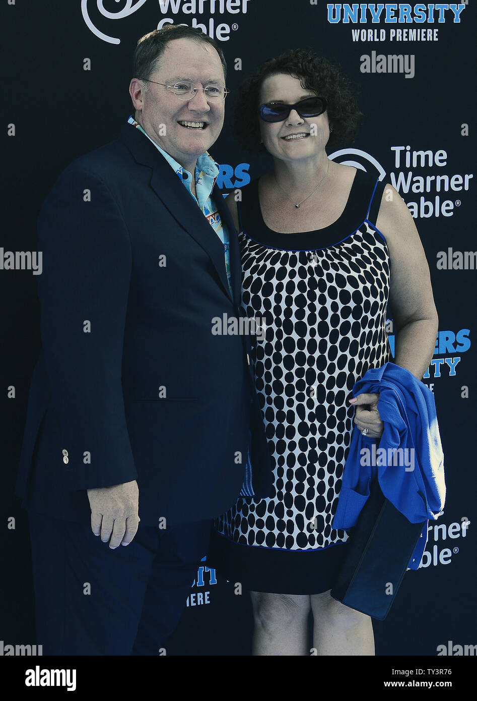 Pixar's chief creative officer John Lasseter and his wife Nancy arrive ...