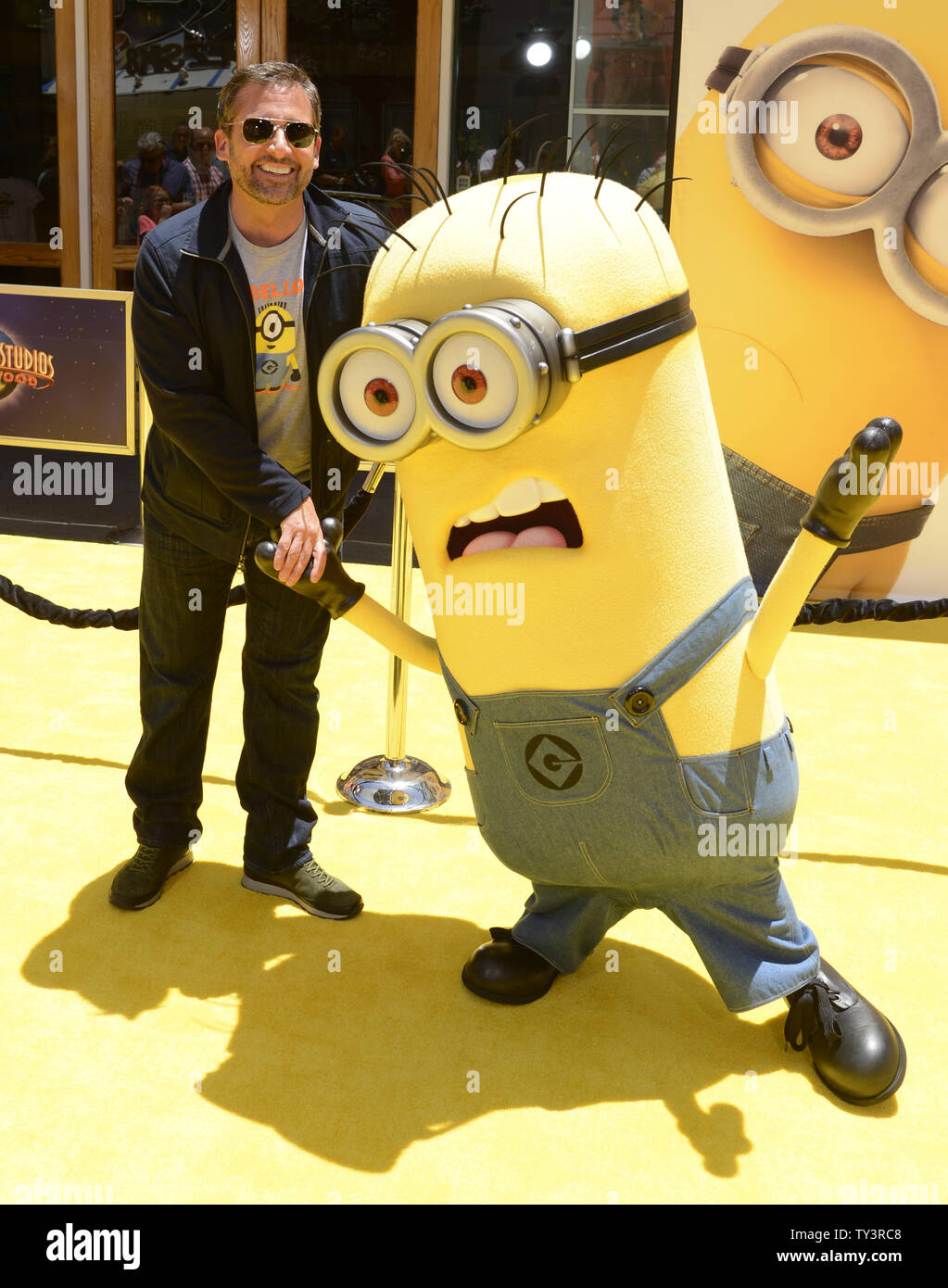 Cart member Steve Carell attends the premiere of the animated film ...
