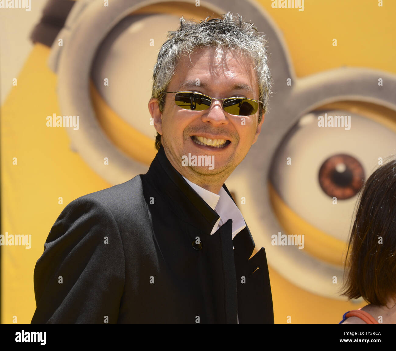Director Pierre Coffin attends the premiere of the animated film ...